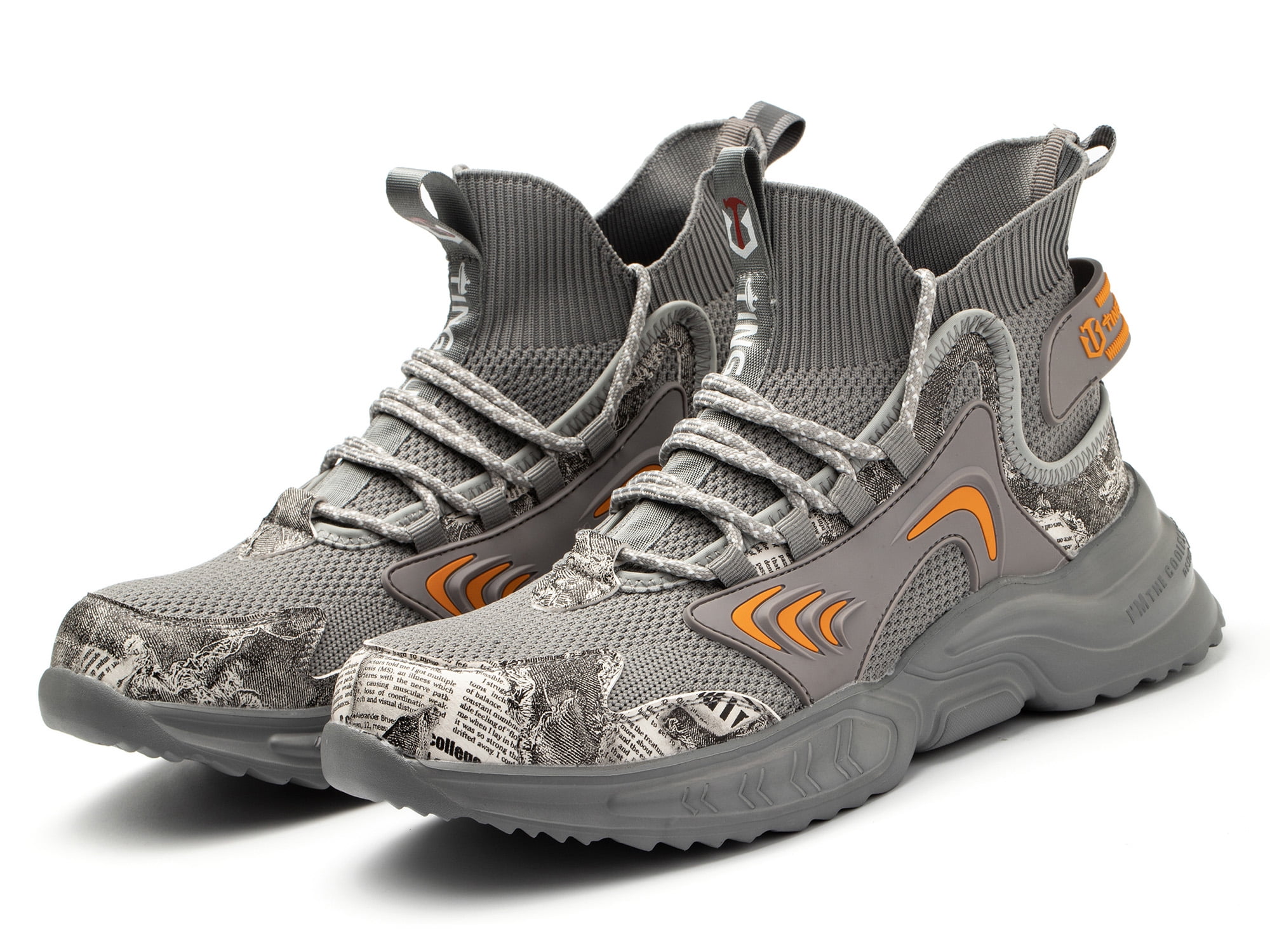 OwnShoe Steel Toe Work Boots for Men Women Lightweight Safety Shoes ...