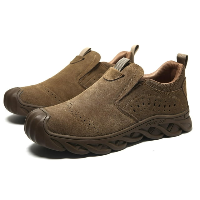 OwnShoe Steel Toe Work Shoes for Men Women Lightweight Safety Boots ...