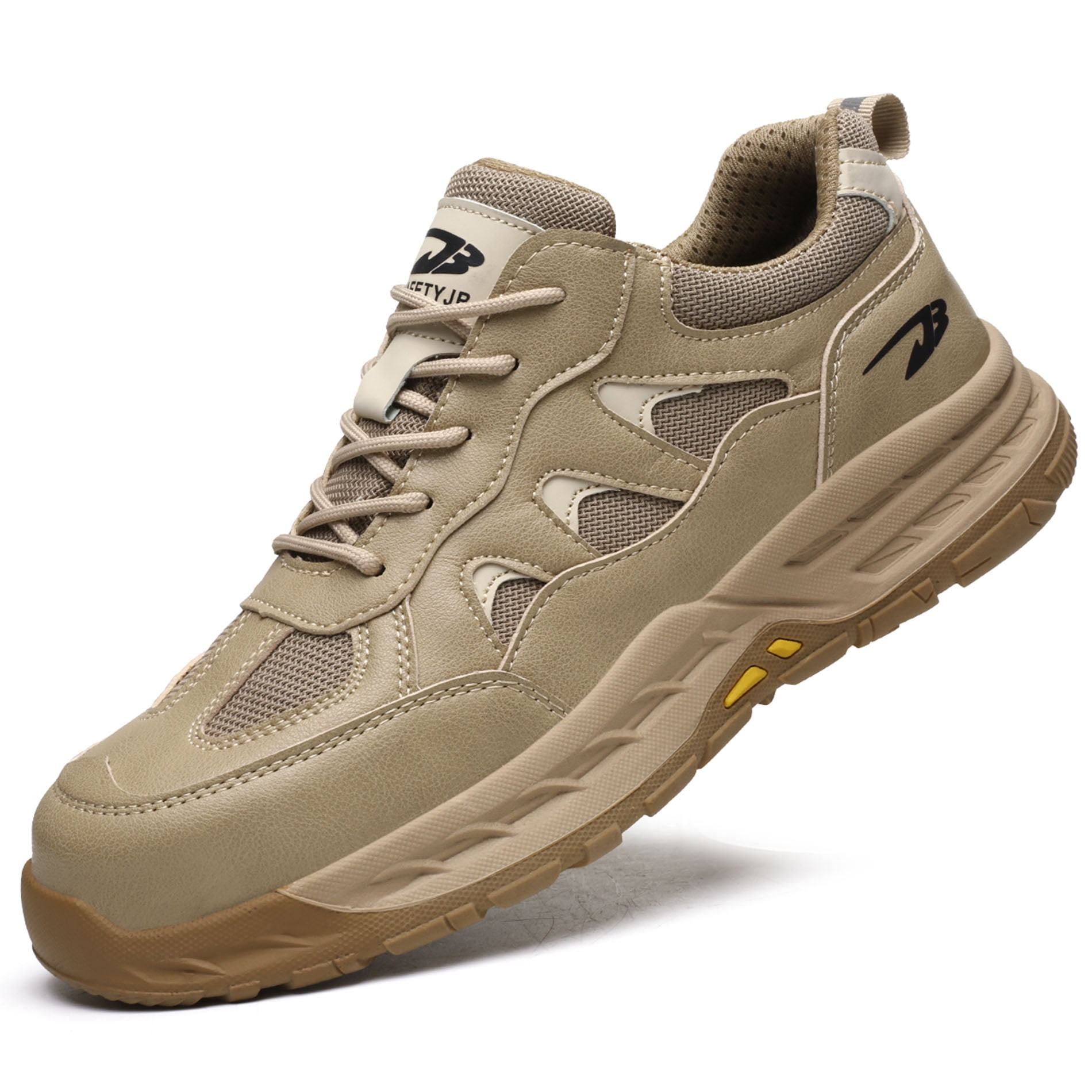 OwnShoe Men's Steel Toe Work Shoes Lightweight Safety Sneakers Anti ...