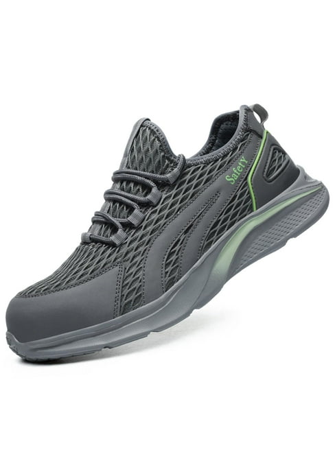 OwnShoe Steel Toe Safety Shoes for Men Women Breathable Work Boots ...