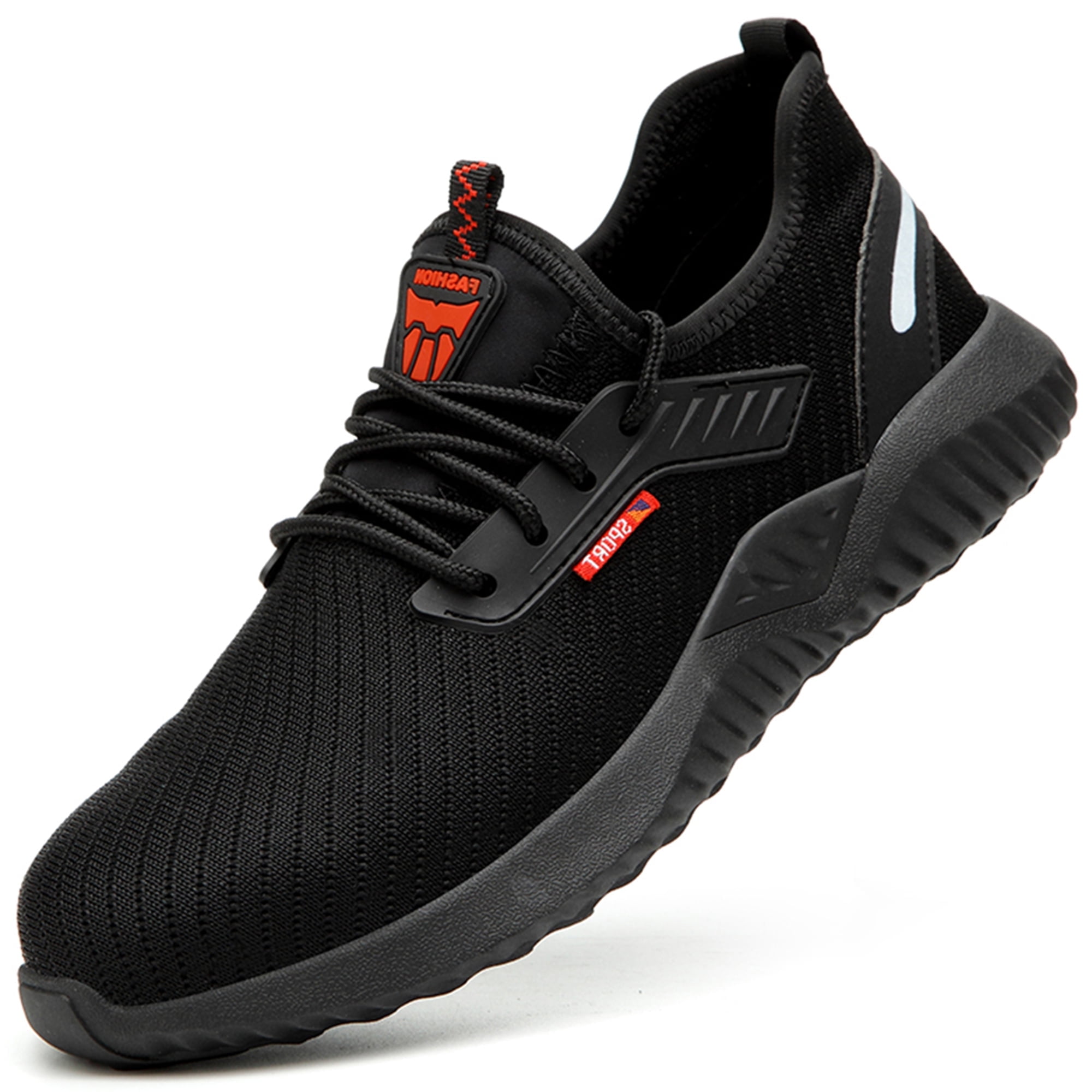 OwnShoe Steel Toe Work Shoes for Men Women Non-Slip Safety Shoes ...