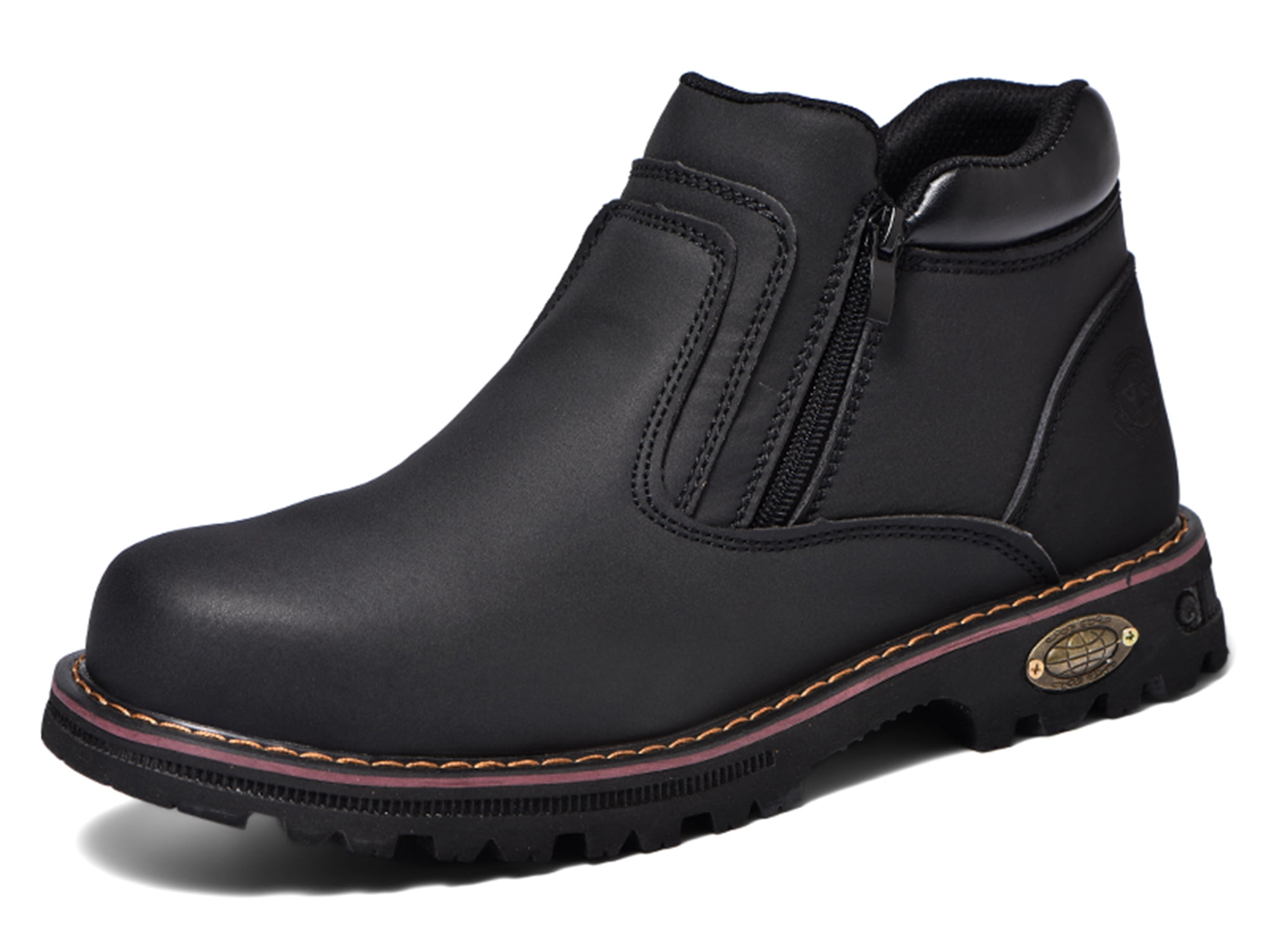 OwnShoe Waterproof Steel Toe Work Boots for Men Women Safety Shoes ...