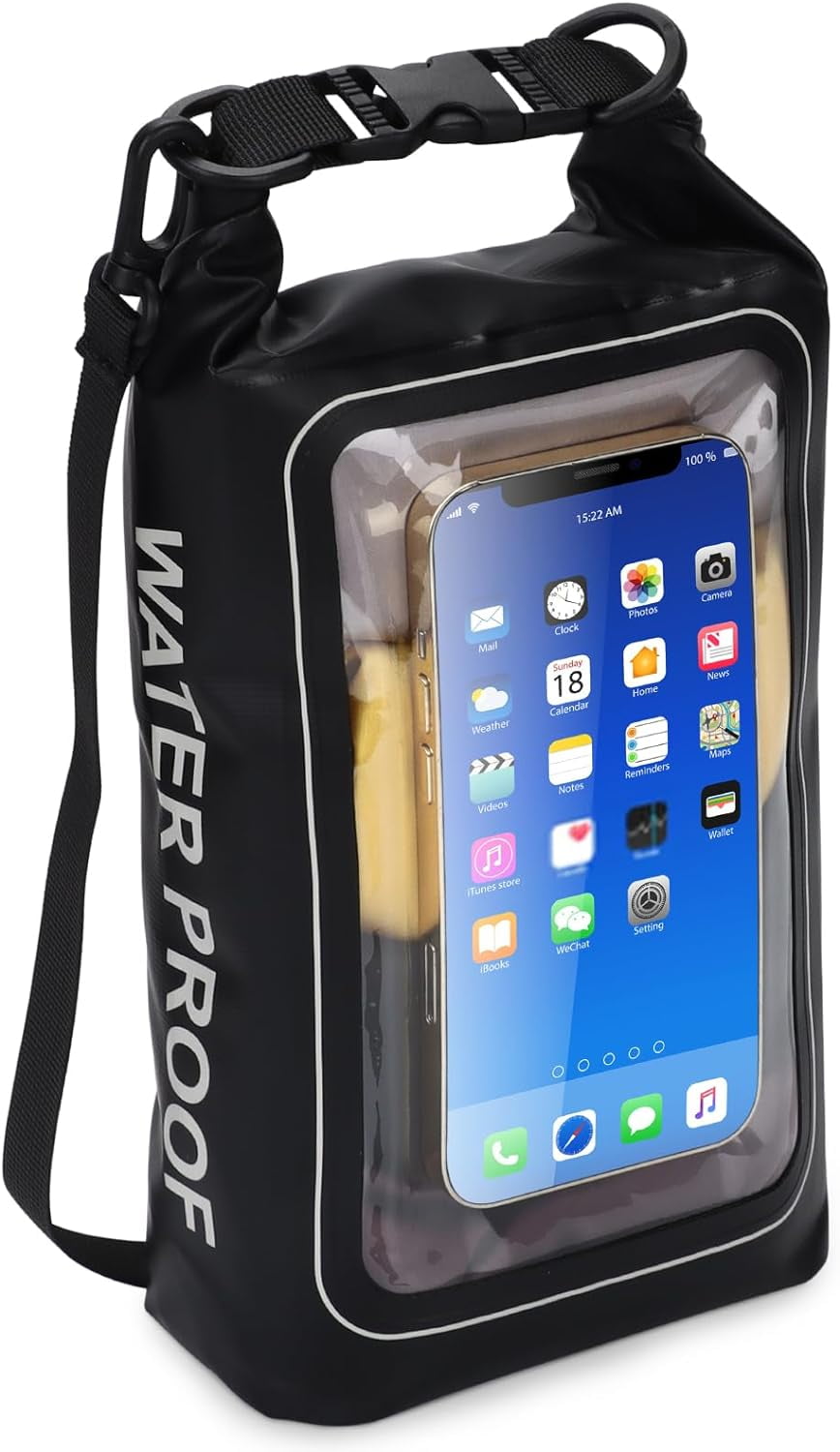OwnShow IP68 Waterproof Dry Bag, 2L - Roll Top Waterproof Pool Bag锛宒ry ...