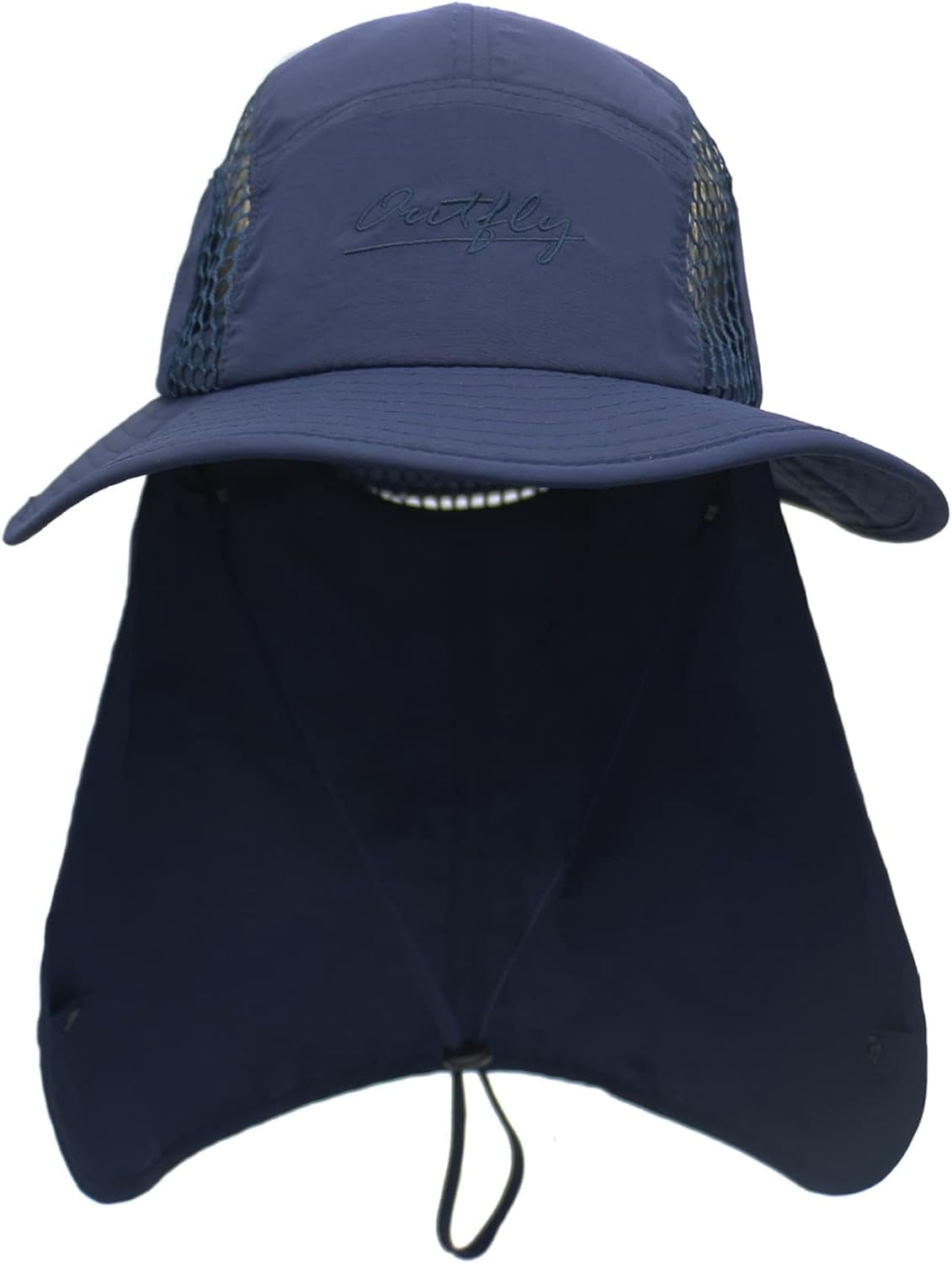 OwnShow Men Women UPF50+ Fishing Sun Hat Long Flap Quick Dry Mesh ...