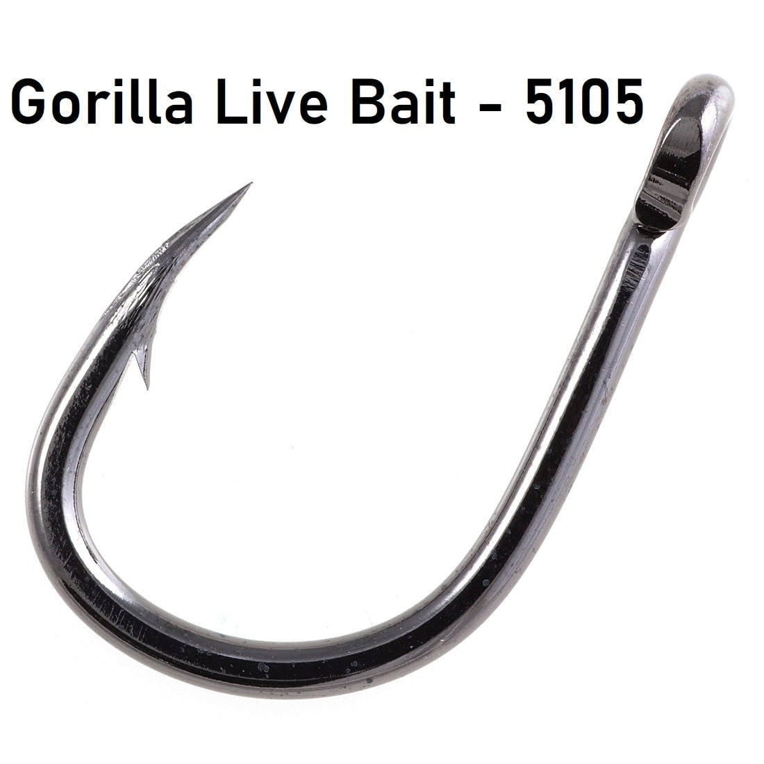 Owner 5105-121 Gorilla Live Bait Hook with Cutting Point Size 2/0 ...