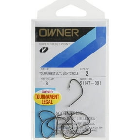 Owner Ringed Flyliner Hook, 2/0 - Walmart.com