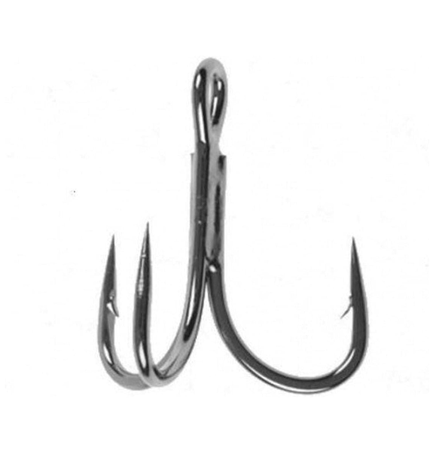 Owner 5656 ST-56 Treble 3X-Strong Super Need Point Hook, Black Chrome 4 ...
