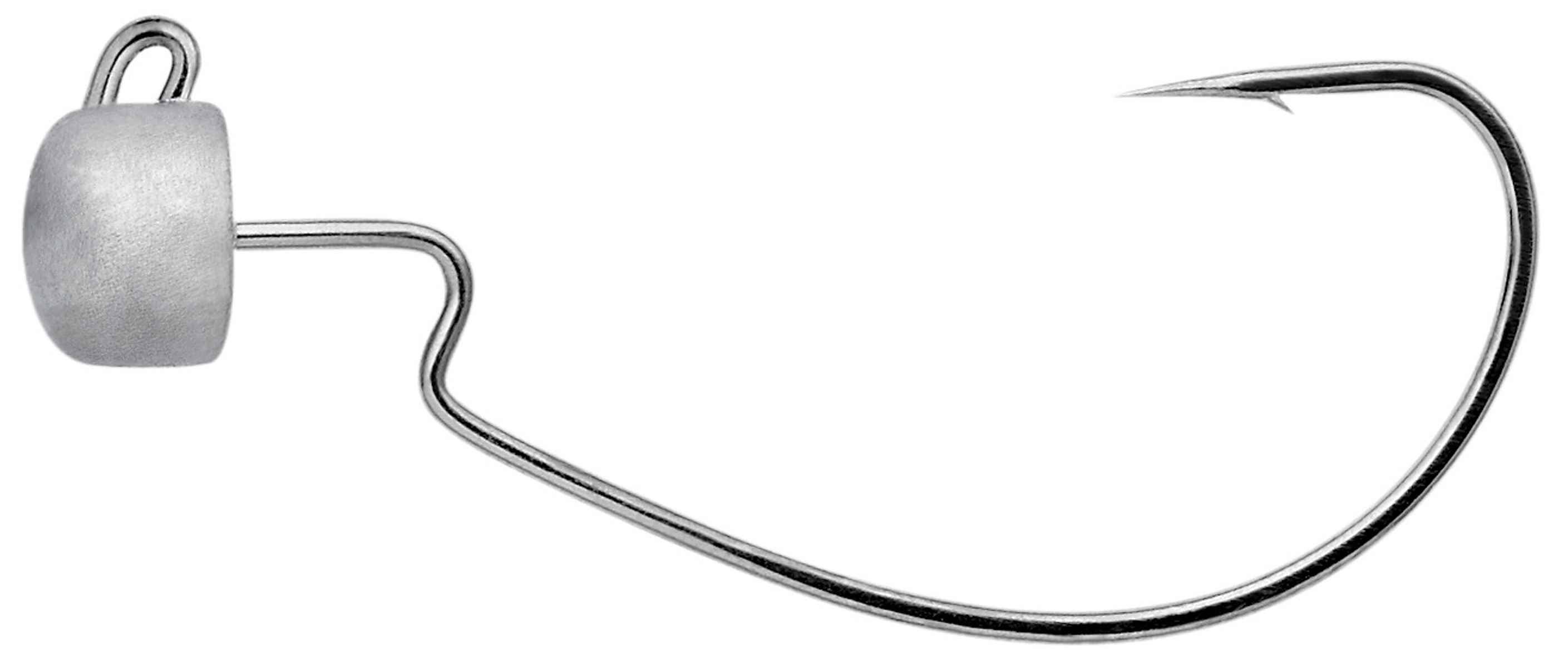 Owner Hooks Block Head Offset Hook, Natural, 1/0 - 3/16oz. - Walmart.com