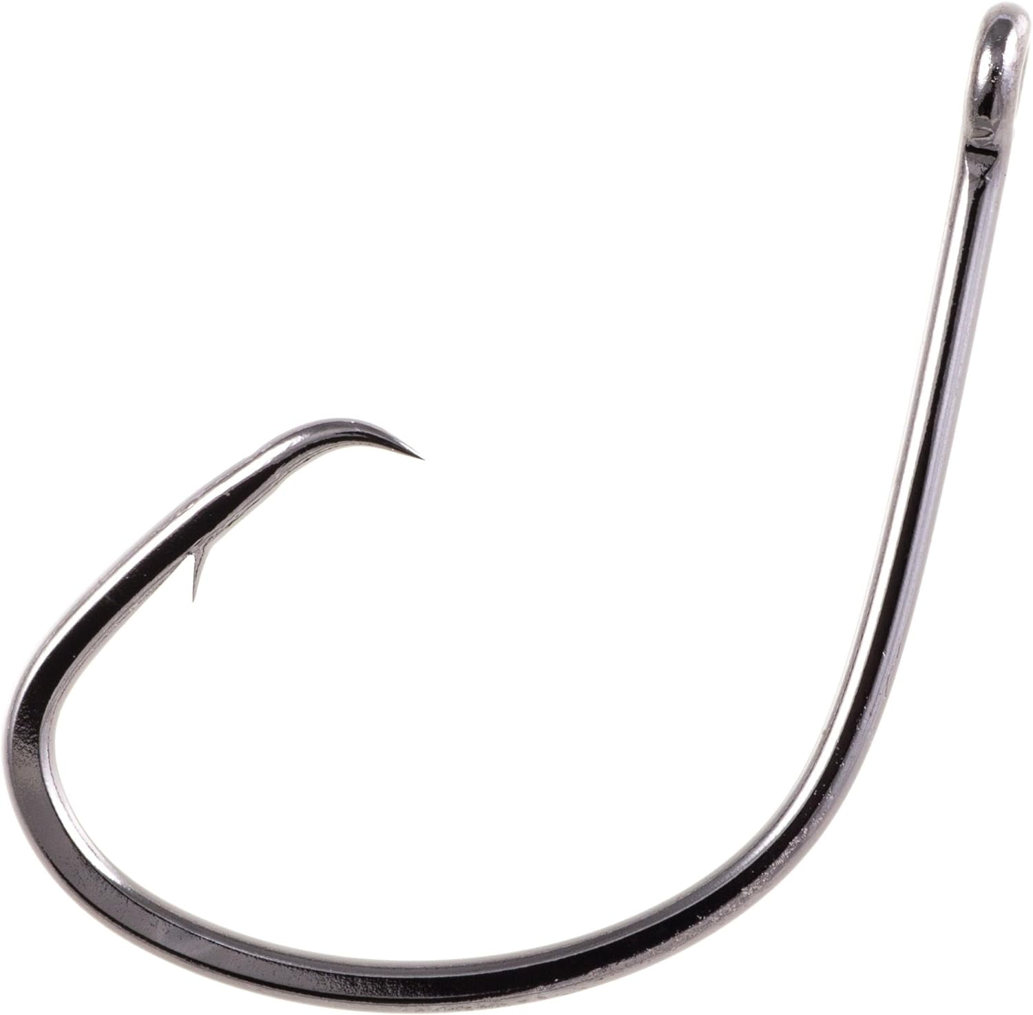 Owner Hooks Mutu Light Circle Hook Chrome Size 3/0 5 Pack 5114-131 ...