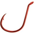 Owner Red SSW Super Needle Point Hook, #3/0, Red Multi-Colored ...