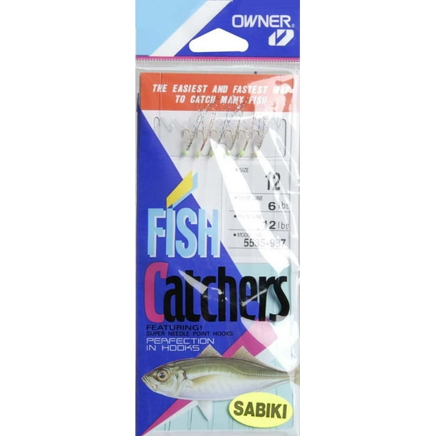 Owner Sabiki Mackerel Fish Skin Hook, #12 Multi-Colored - Walmart ...