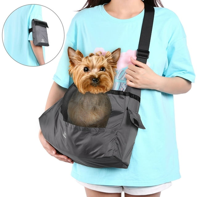 Ownpets Pet Dog Sling Carrier Travel Tote Shoulder Bag Foldable ...