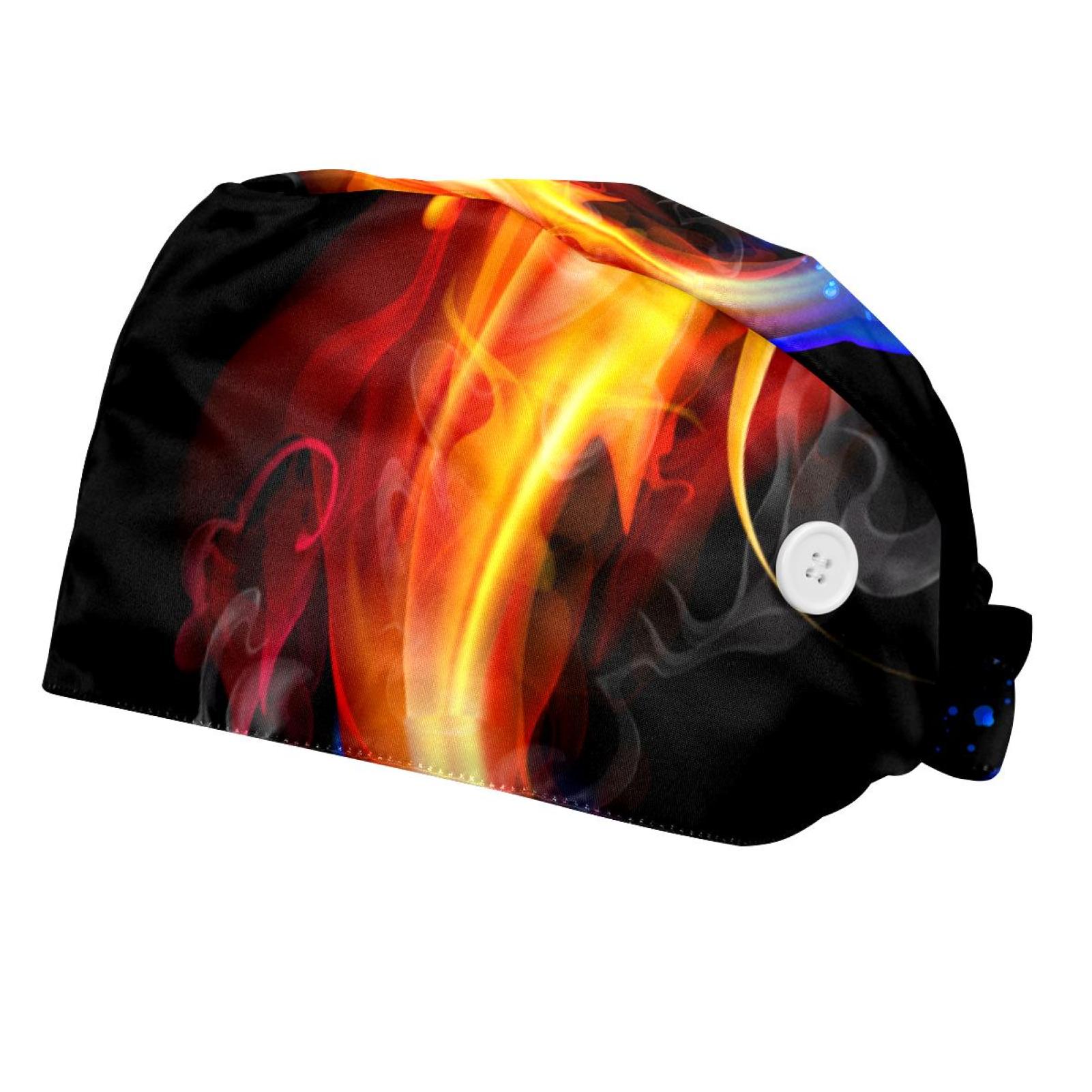 Ownta 2 Pack Working Cap with Button and Sweatband Tie Back Hats for ...