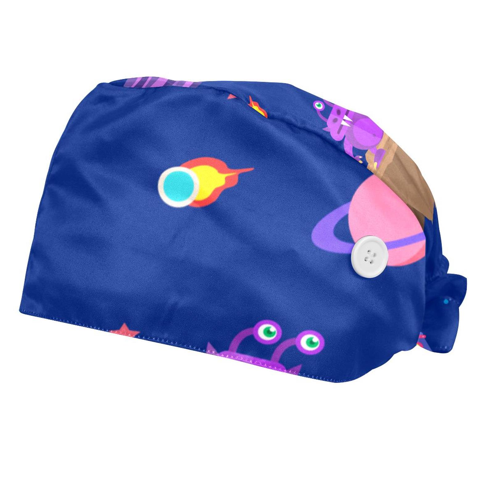 Ownta 2 Pack Working Cap with Button and Sweatband Tie Back Hats for ...