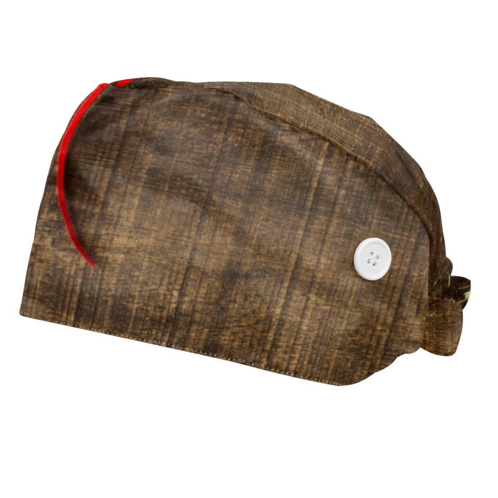 Ownta 2 Pack Working Cap with Button and Sweatband Tie Back Hats for ...