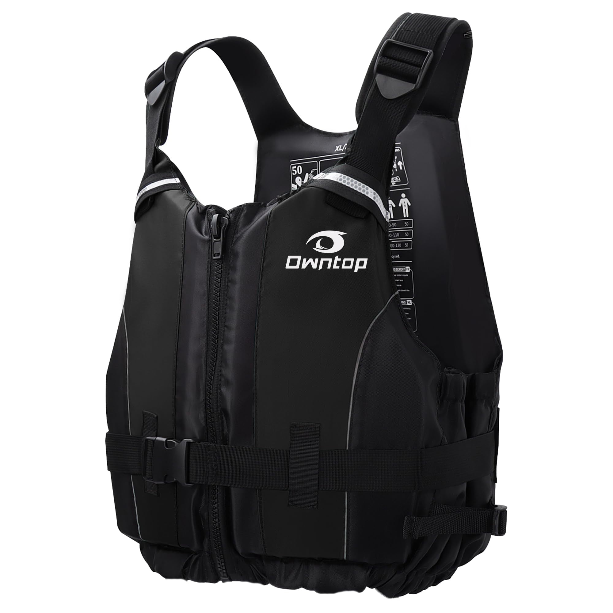 Owntop Life Jacket Adult Swim Vest,Men Women Flotation Buoyancy Aid ...