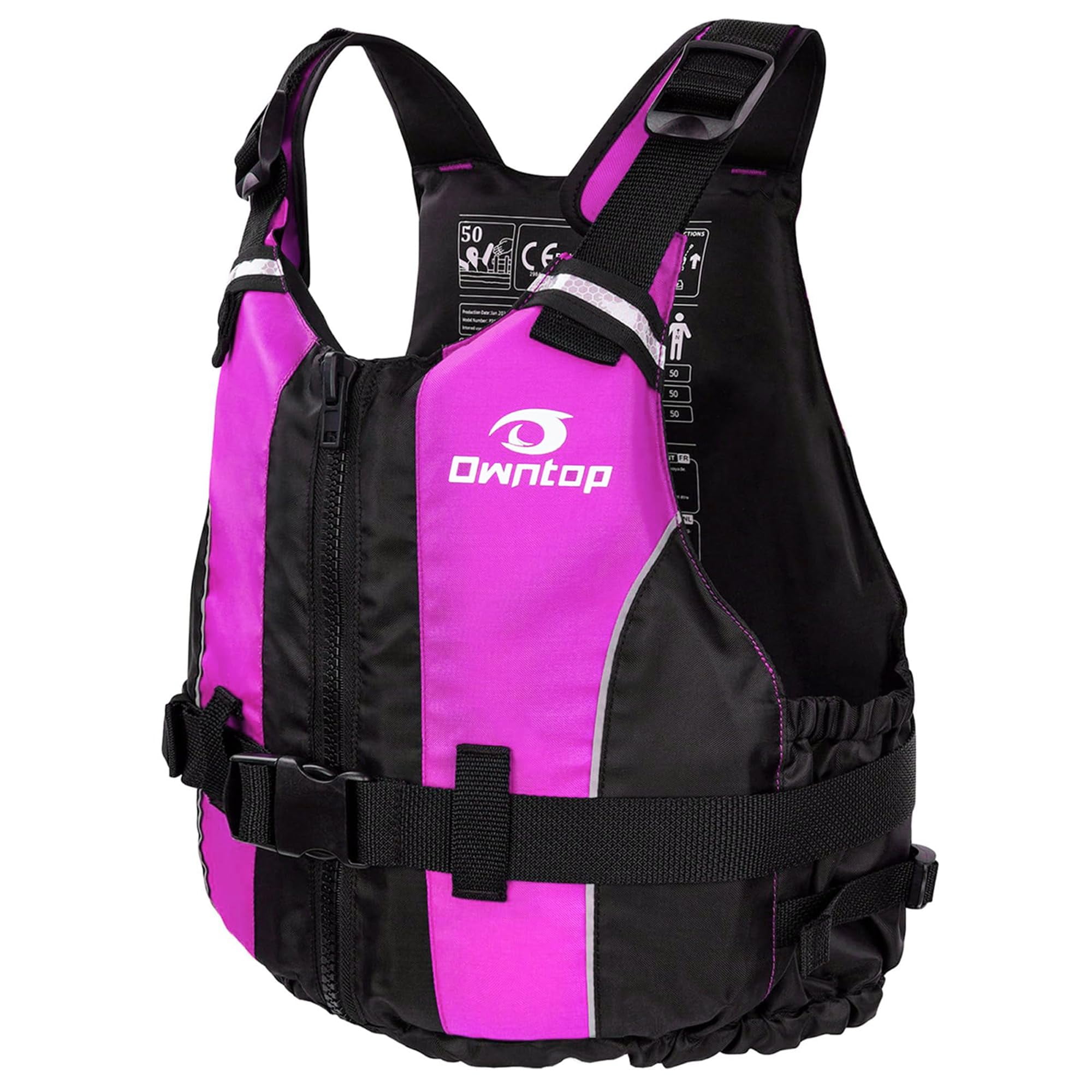 Owntop Life Jacket Adult Swim Vest,Men Women Flotation Buoyancy Aid ...
