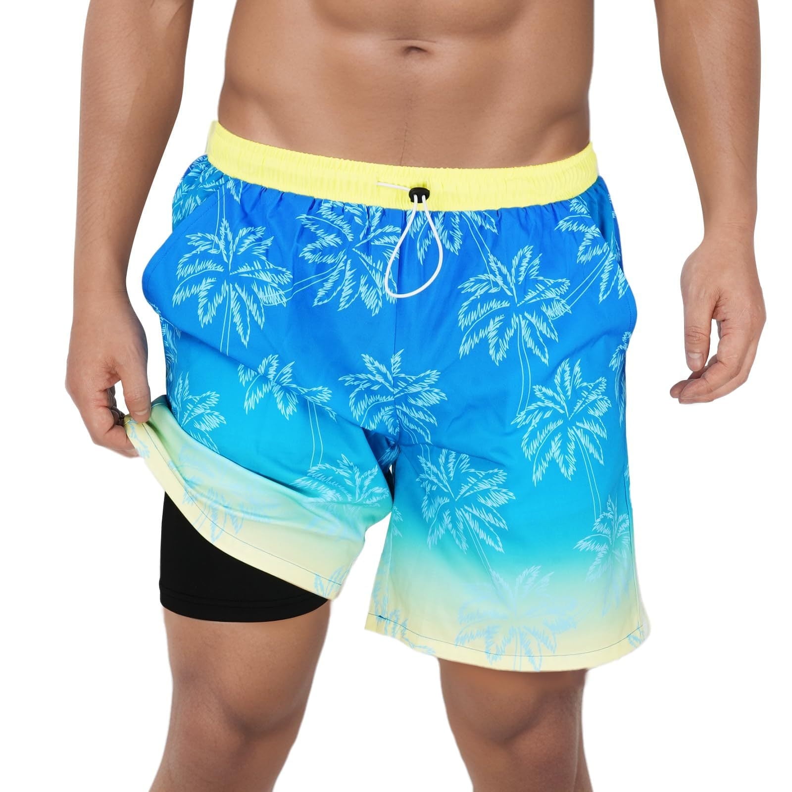 Owntop Men's Swim Trunks Swimming Shorts,Quick Dry Board Shorts,UV 50 ...
