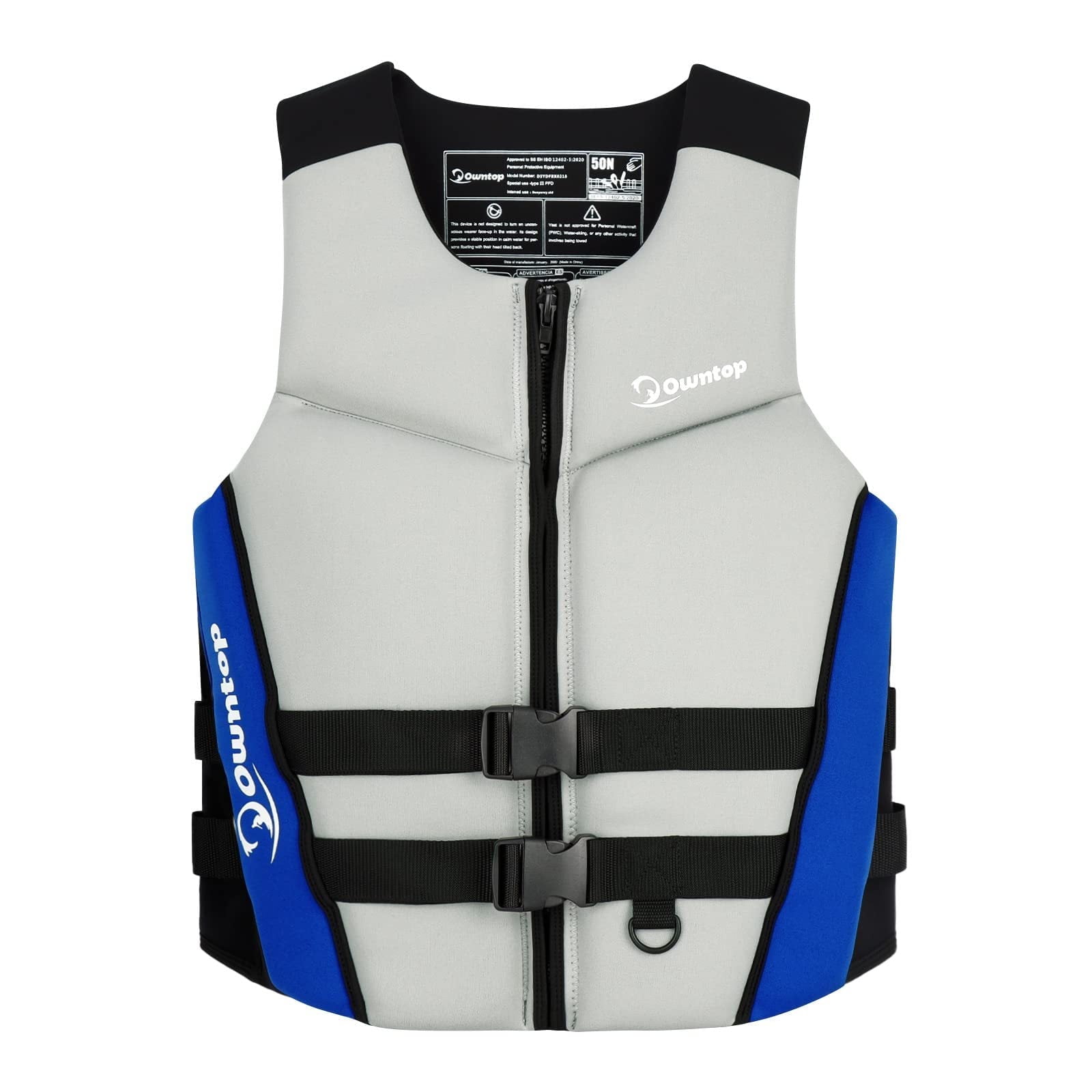 Owntop Swim Jacket, Adult Life Vest, Floating Unisex Swimwear with ...