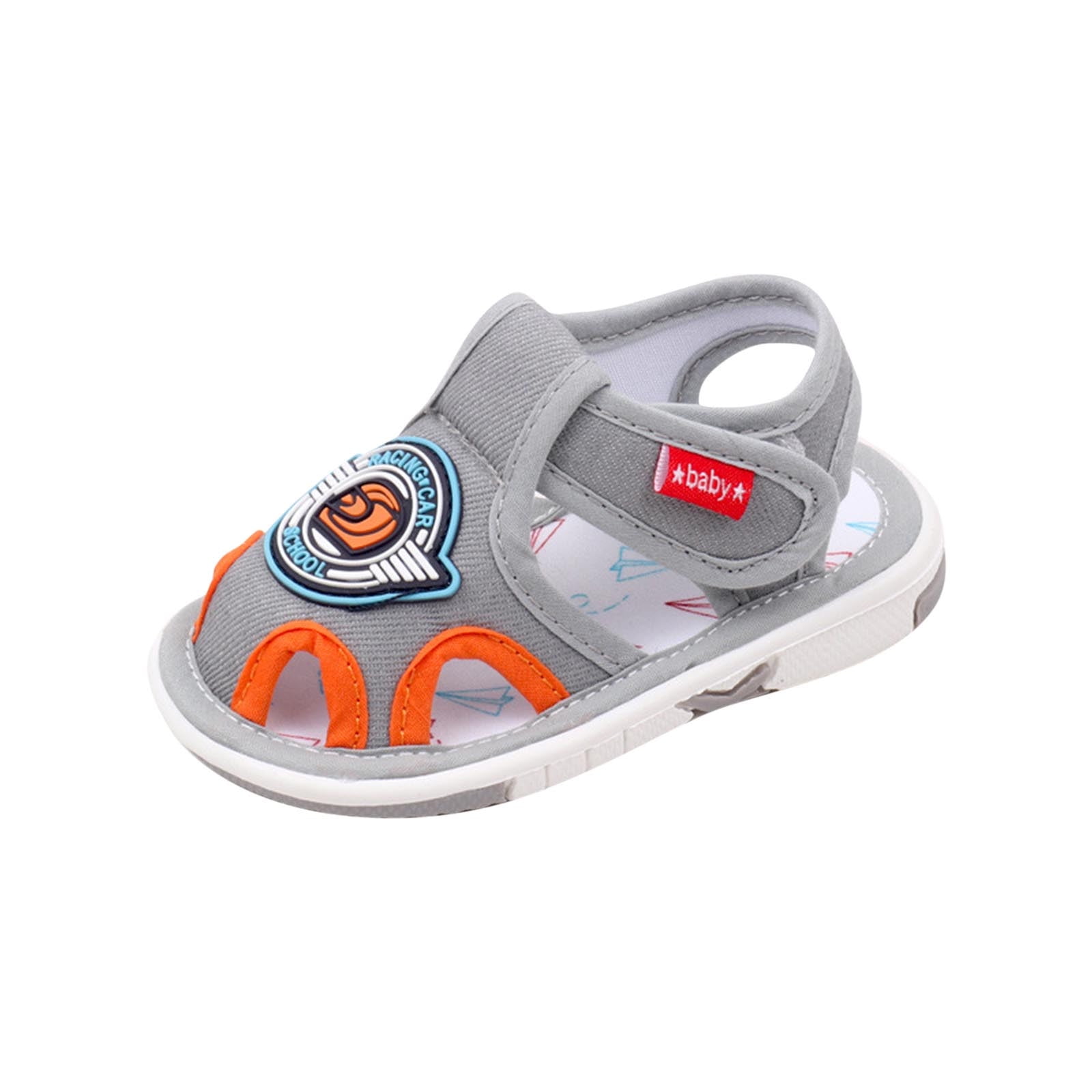 Owordtank Baby Boys Squeaky Sandals Infant Premium Rubber Sole Closed ...