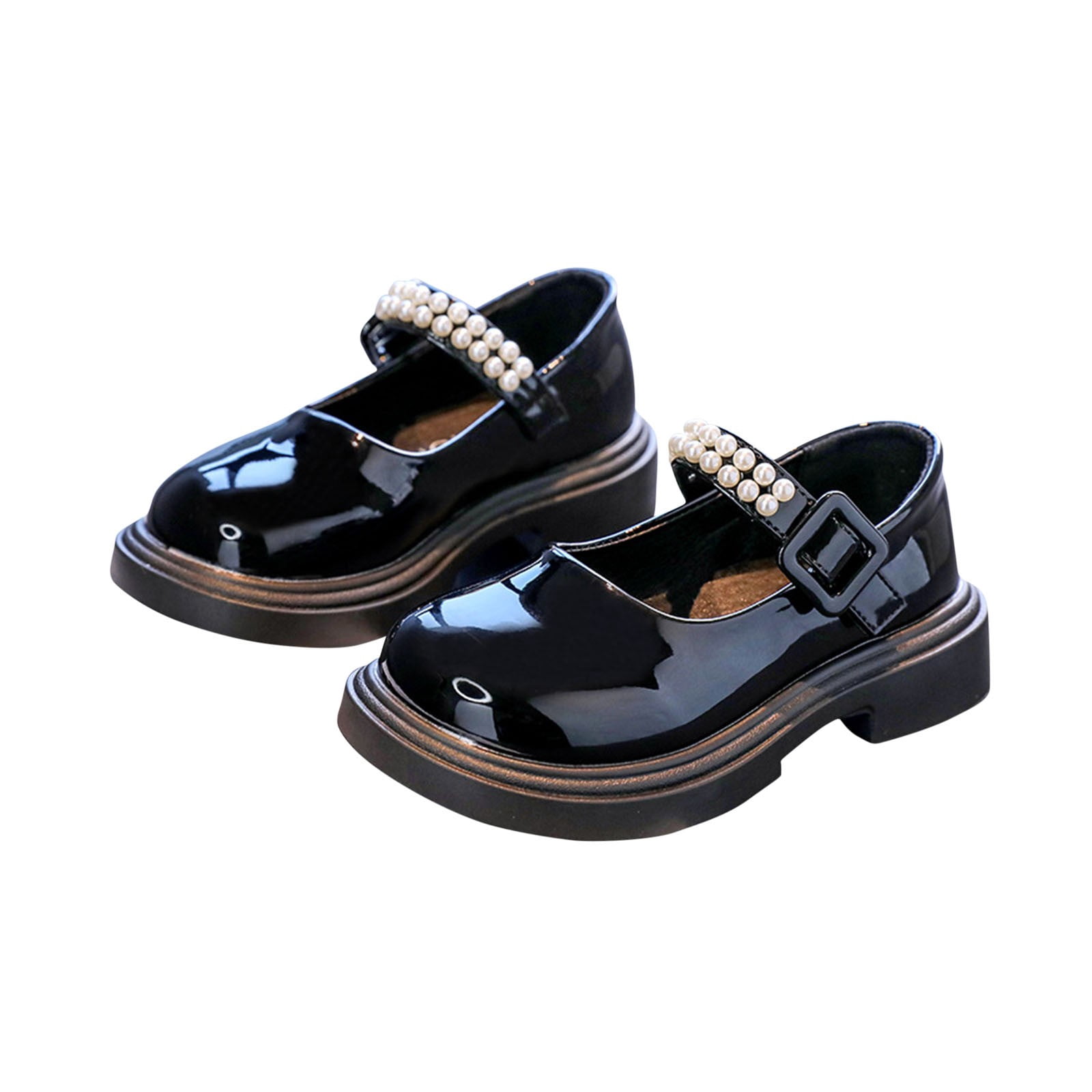 Owordtank Cute Platform Mary Janes for Girls Toddler Kids Children ...