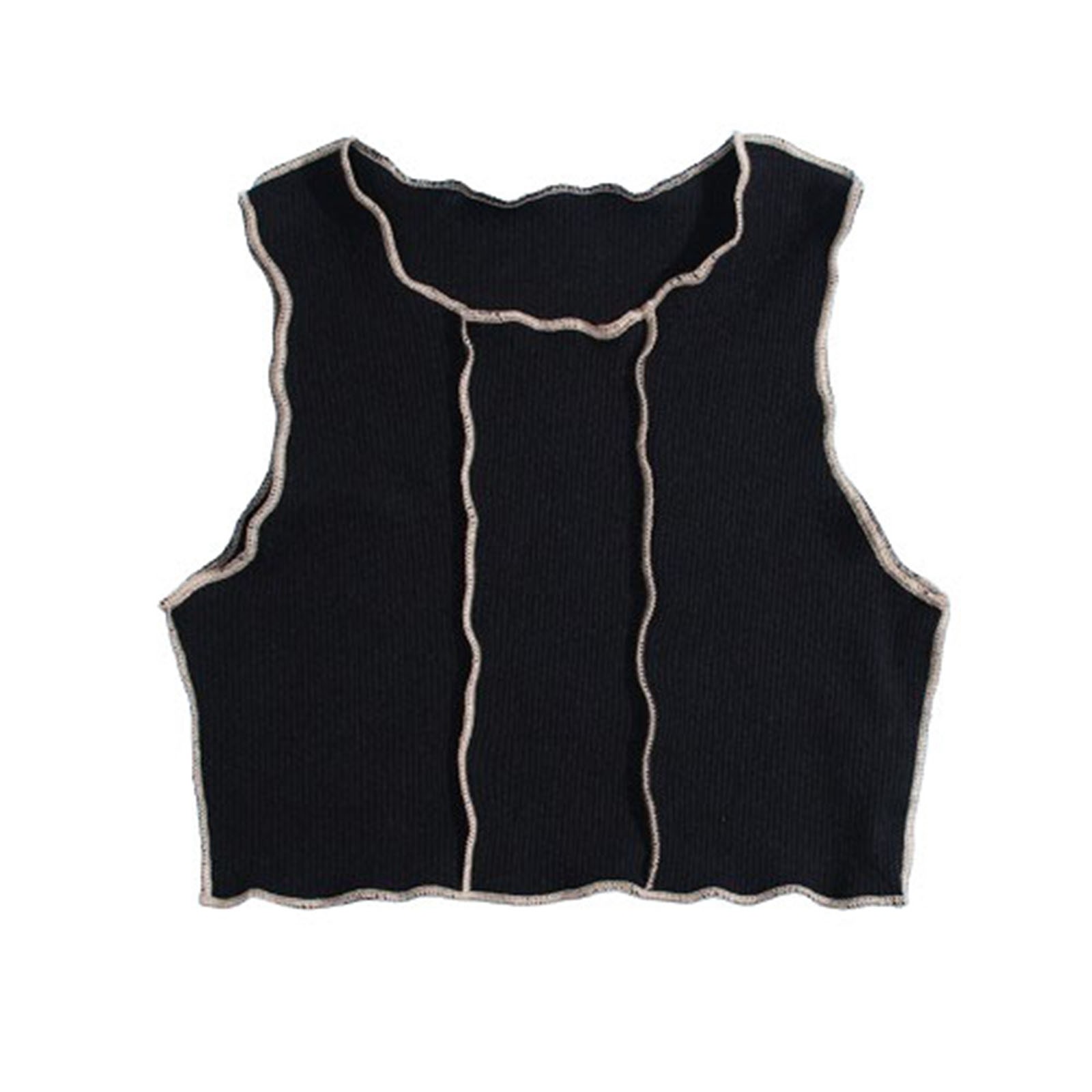 Owordtank Girls Toddler Kid Summer Drawstring Crop Tank Tops 18Months ...