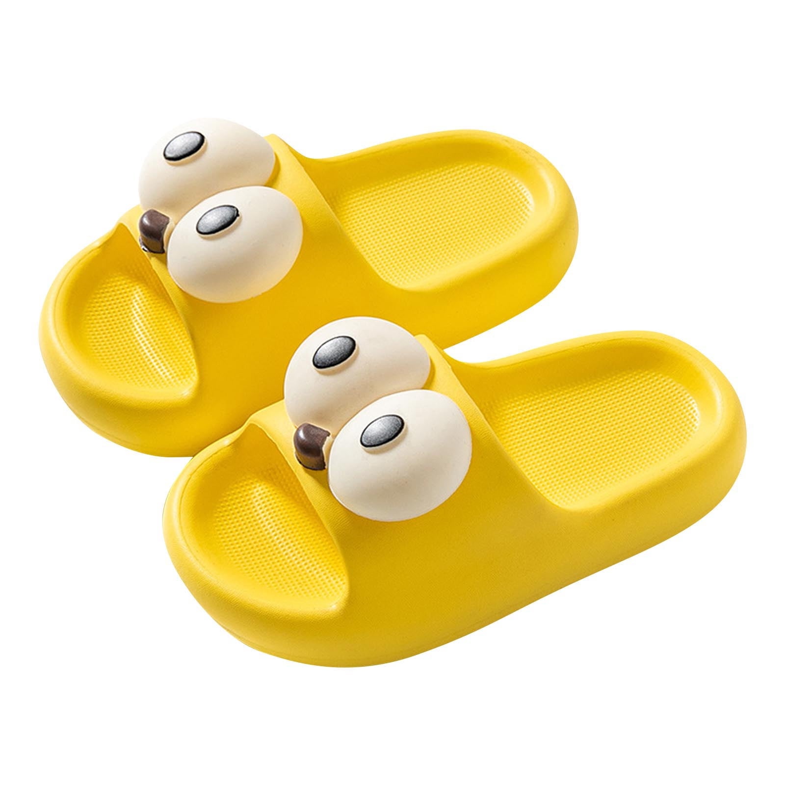 Owordtank Kids Sliders Cute Cartoon Shower Slippers Boys Girls Cloud ...