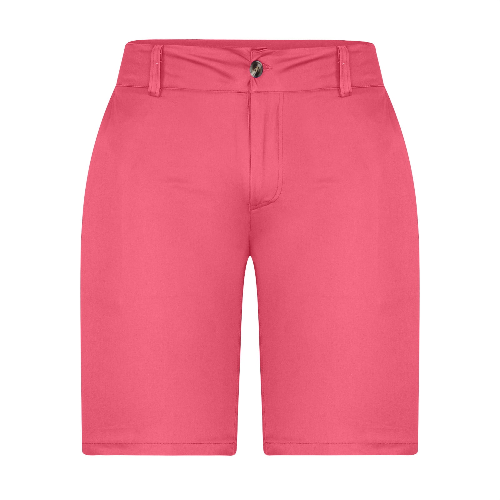 Owordtank Men's Straight Leg Bermuda Shorts Business Casual Office Work ...