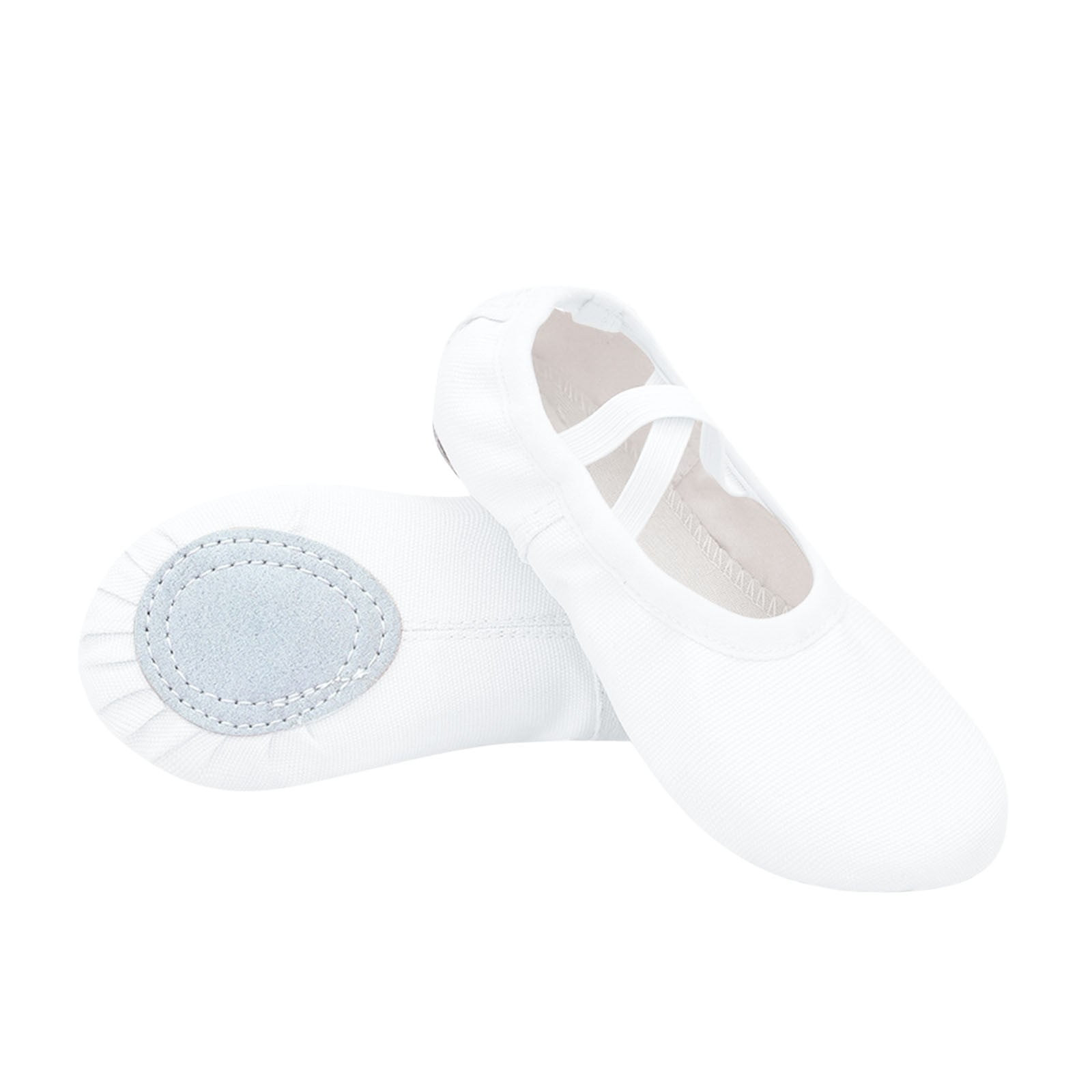 Owordtank Shoes for Girls Ballet Dance Slippers Boys Soft No-Tie PU ...