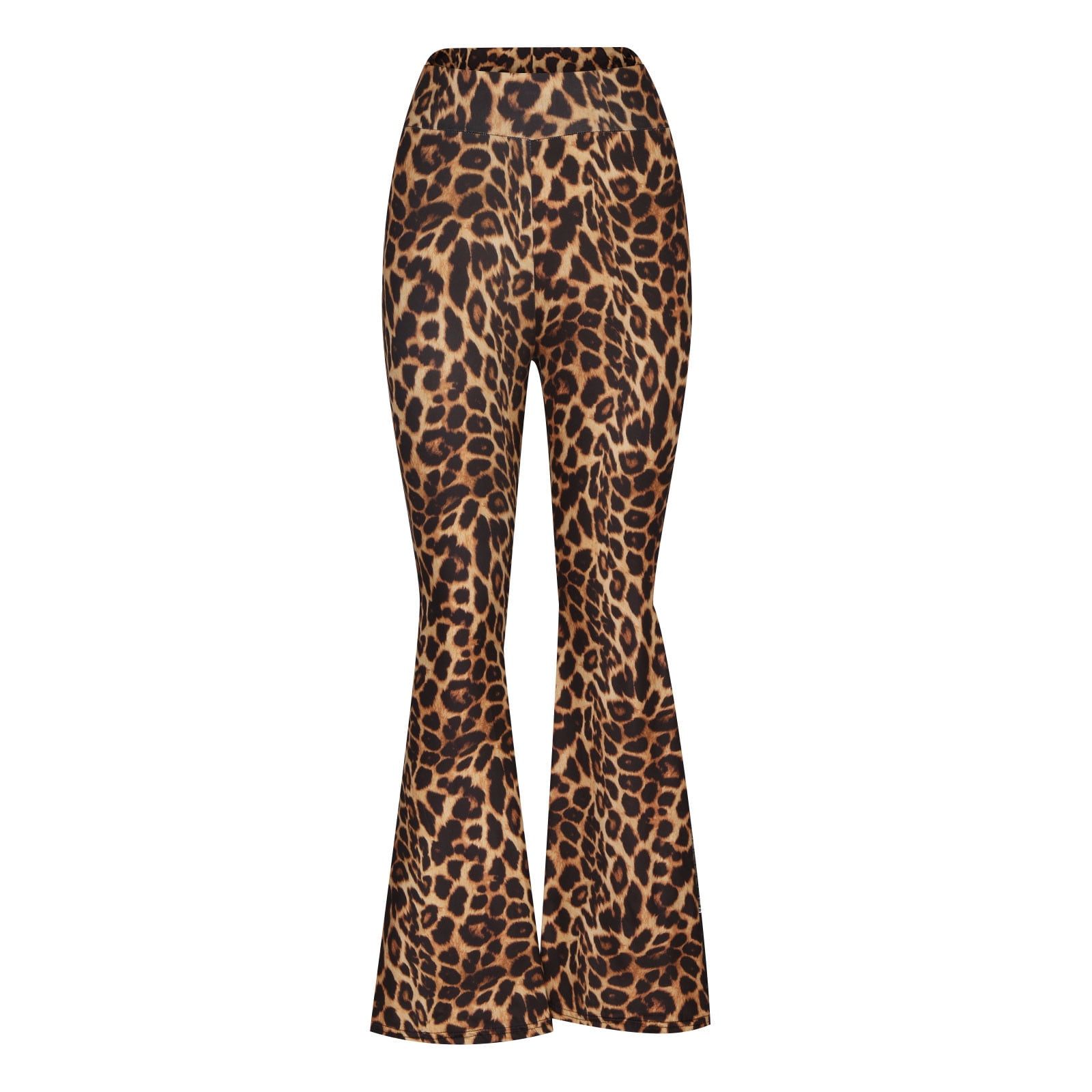 Owordtank Vintage Style Flare Pants For Women Flare Leg High Waist Bell
