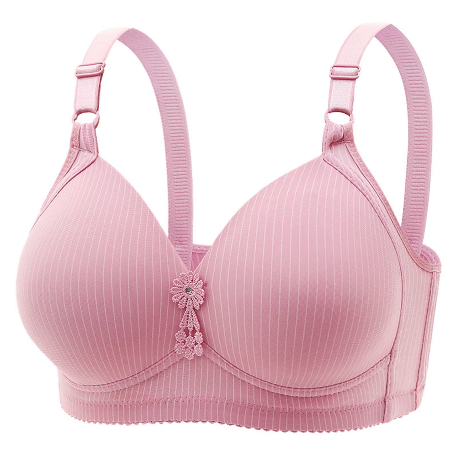 Owordtank Wireless Bra for Women Comfort Plus Size Underwear Wire-Free ...