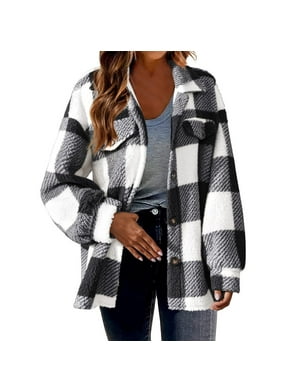 Plus Size Shackets in Plus Size Coats - Walmart.com