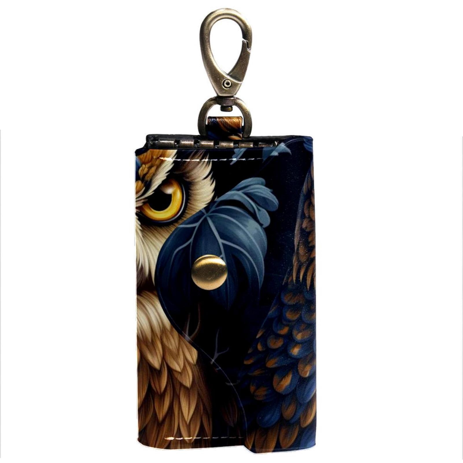 Owt Key Holder Wallet with 6 Hooks, Side Pockets, and Car Key Case ...