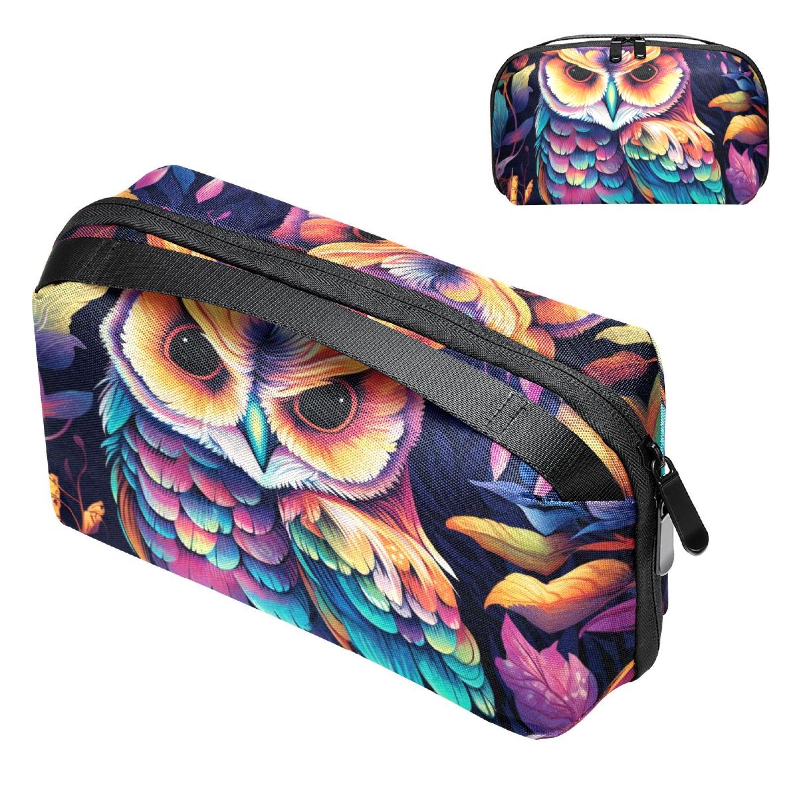 Owt Waterproof Oxford Fabric Storage Case with Charger Pouch, Small ...