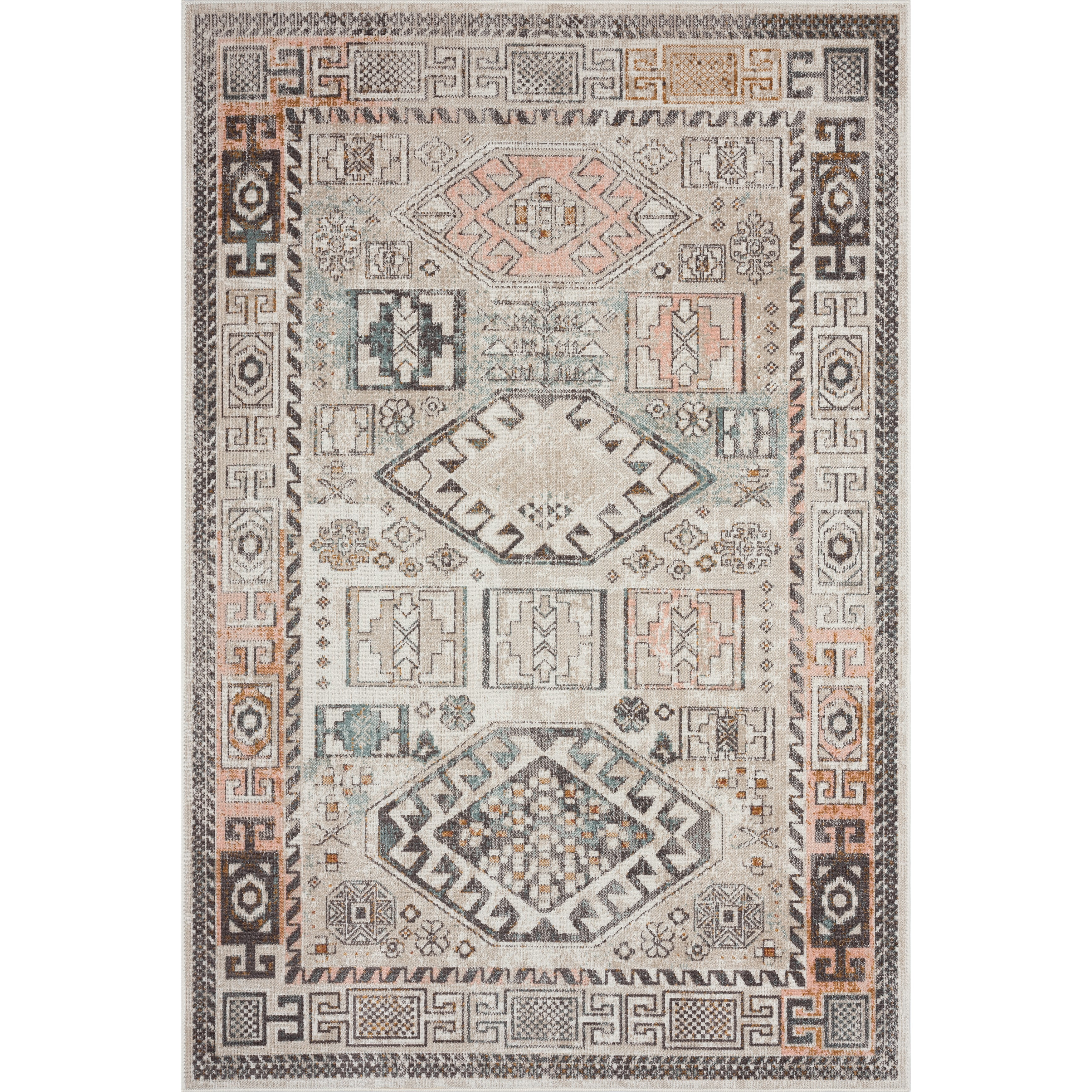 Ox Bay Anica Beach Western/Tribal Flatweave Indoor/Outdoor Area Rug, 7 ...