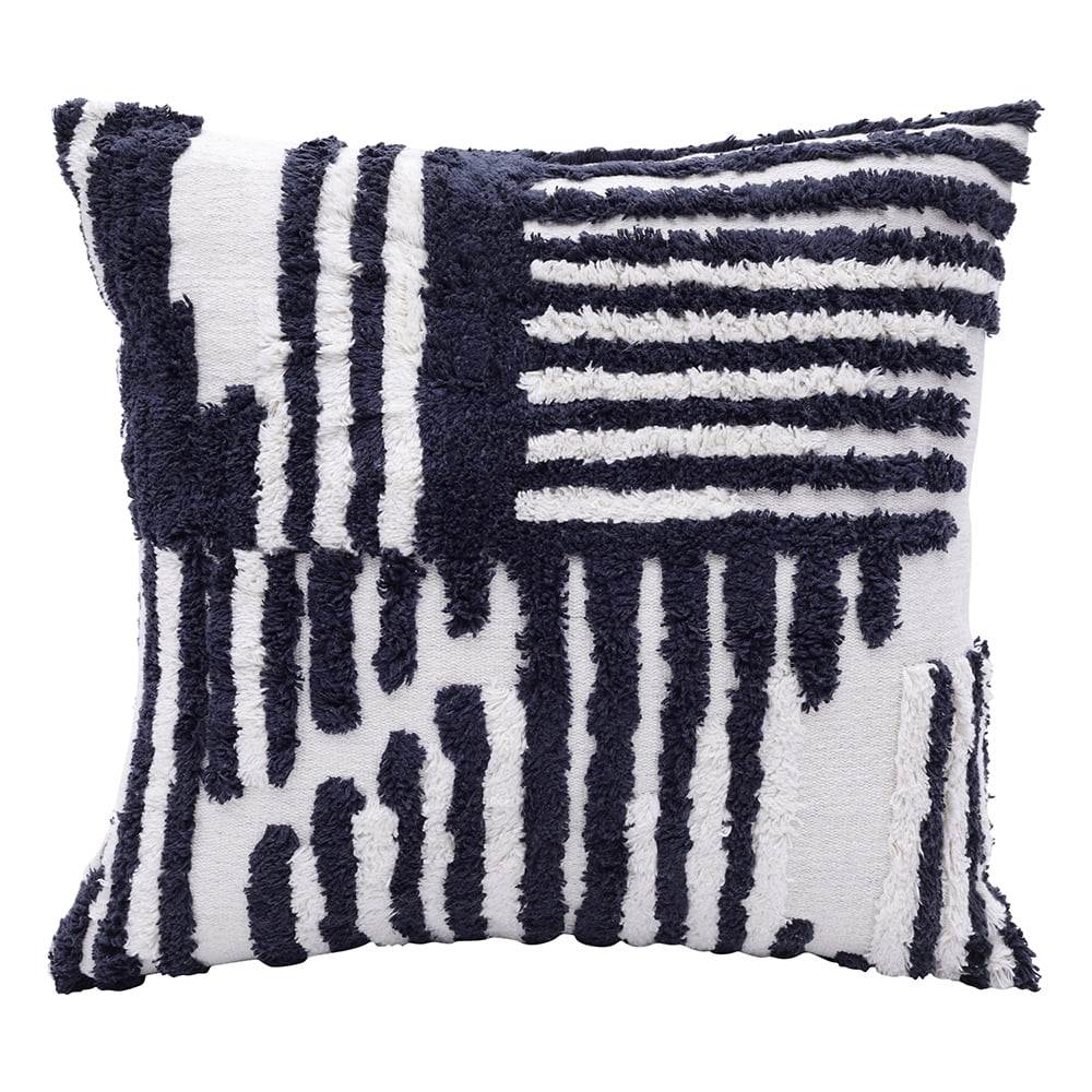 Stacy Garcia Geometric Shag Throw Pillow - Abstract Design - Walmart.com