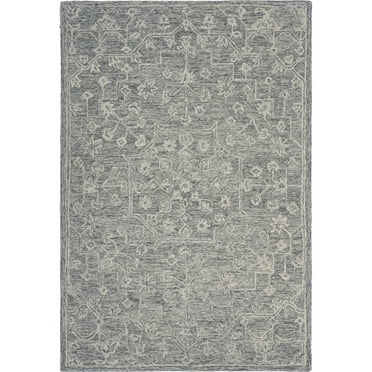 Ox Bay Daisey 3' Round Beige Classic Medallion Wool Indoor Area Rug ...