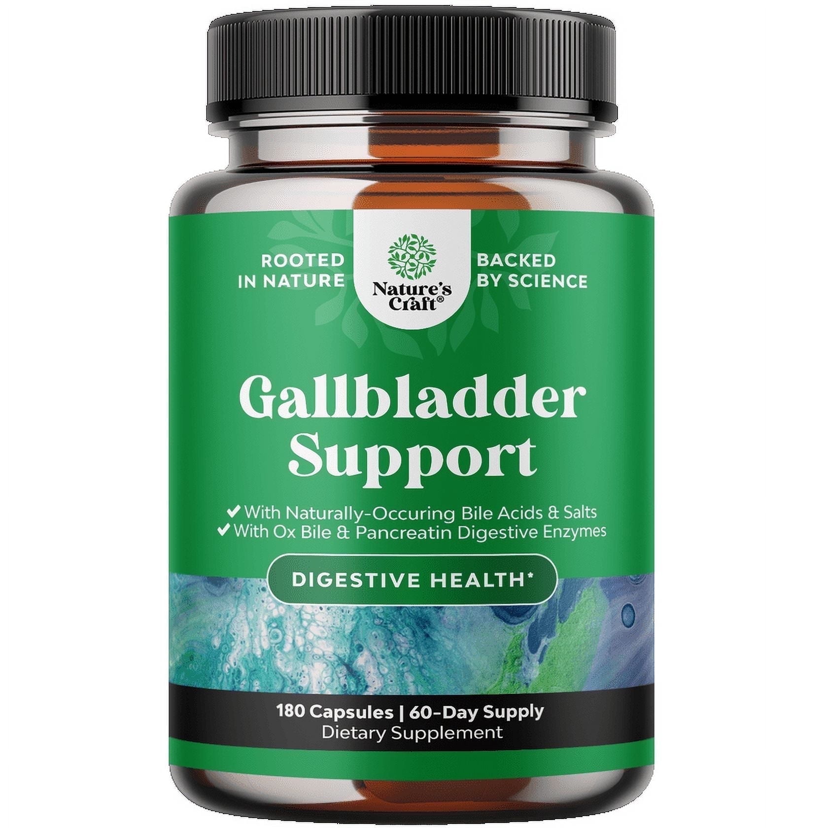 Ox Bile Salts for Gallbladder Support - Purified Bile Salts Supplement ...