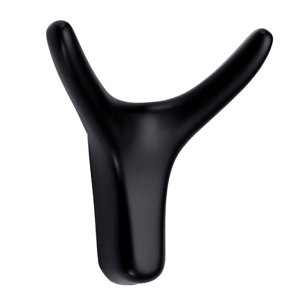 Ox Horn Creative Design Zinc Alloy Wall Mount Hook Dual Hanger Wardrobe ...