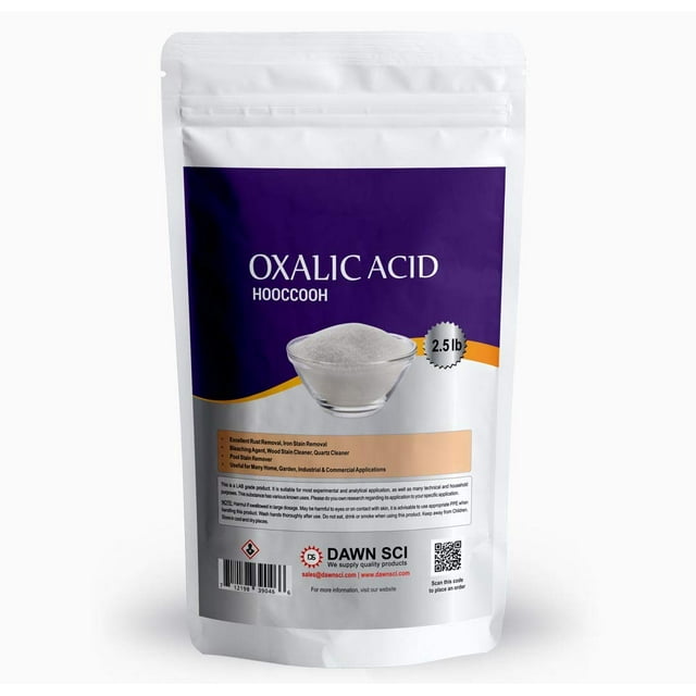 Oxalic Acid 2.5Lb For Rust& stain remover - Walmart.com