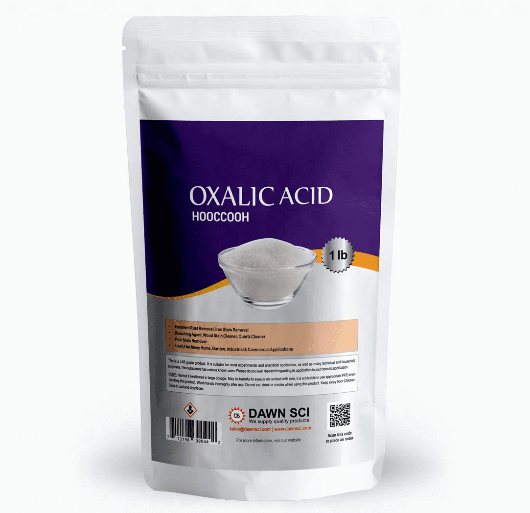 Oxalic Acid Powder Laundry Cleaner, 1 LB, Pure Solution for Home ...