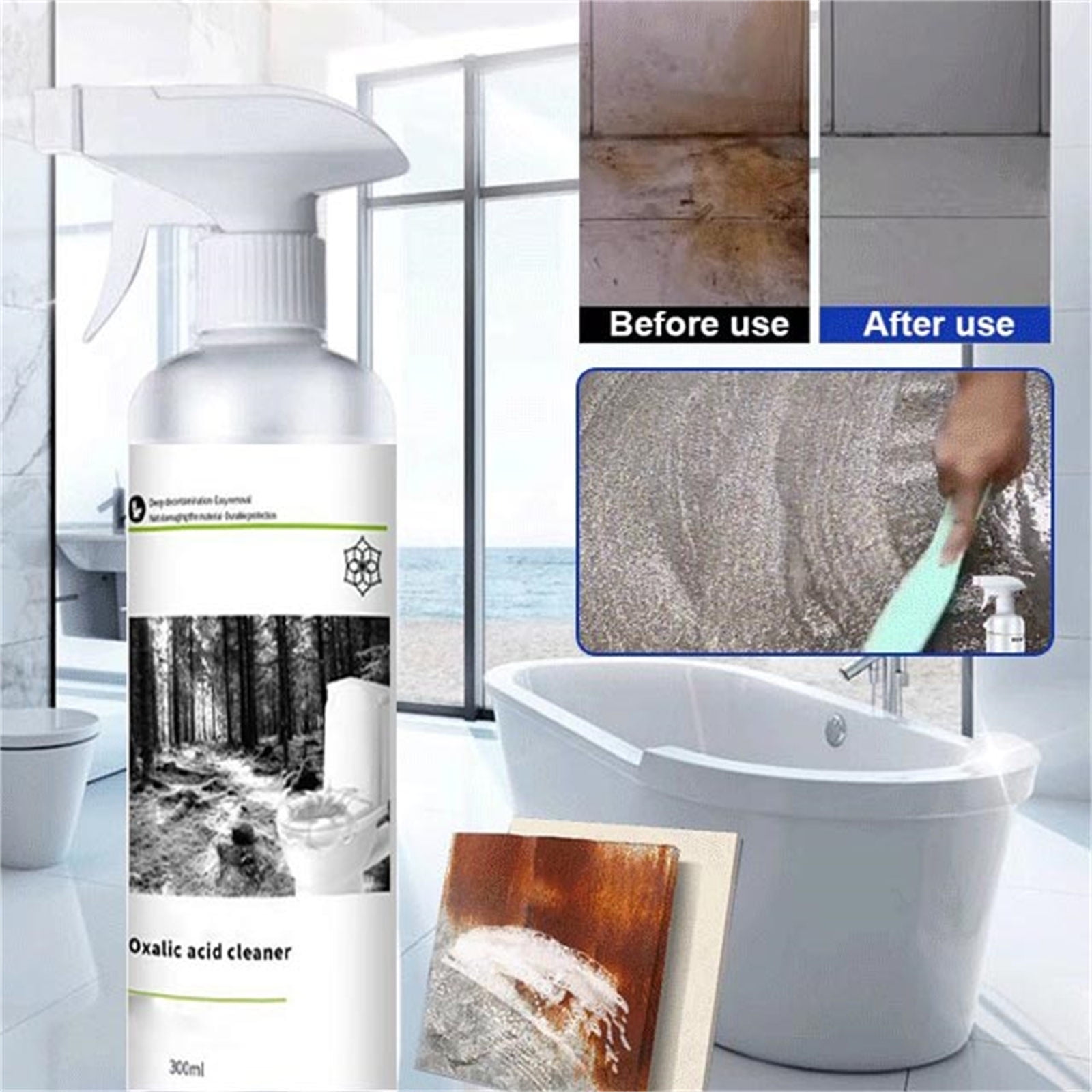 Oxalic Concentrated Toilet Cleaner, Strong Cleaning Agent for Tiles ...