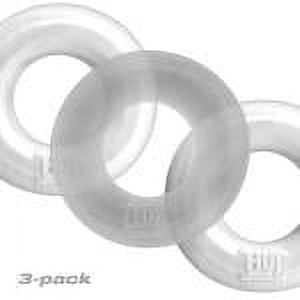 Hunkyjunk Huj C-ring 3pk White Ice & Clear (net) - Walmart.com
