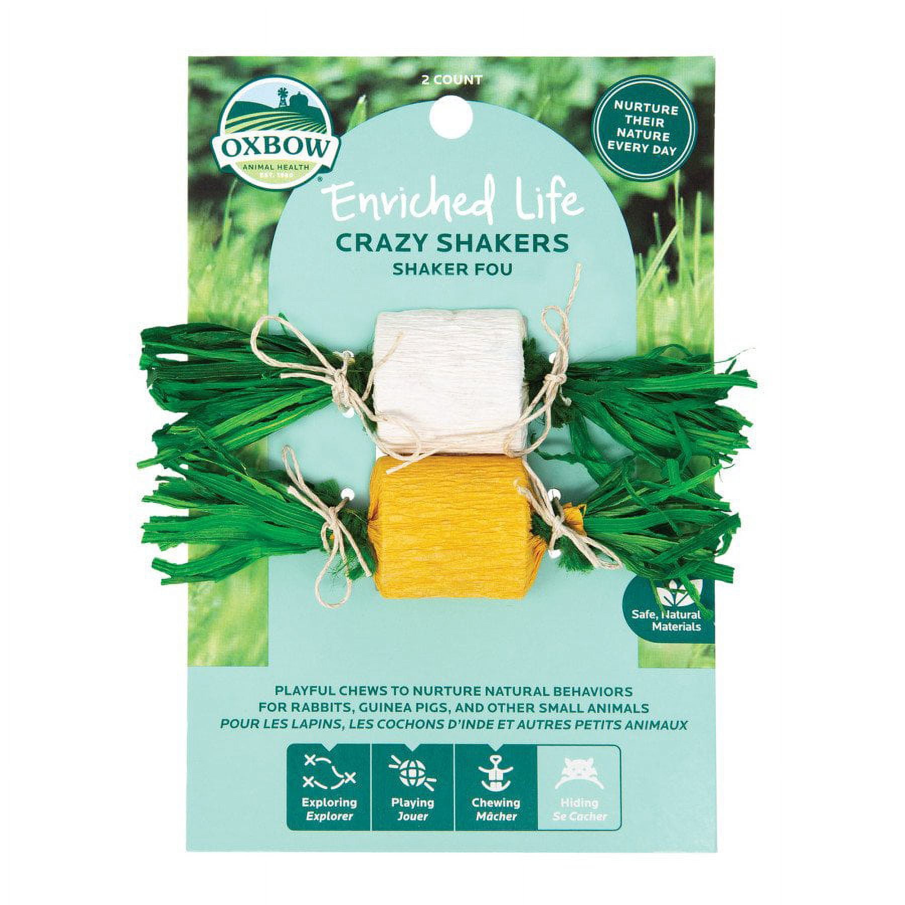 Oxbow Animal Health Enriched Life Crazy Shakers Small Animal Toy, One ...