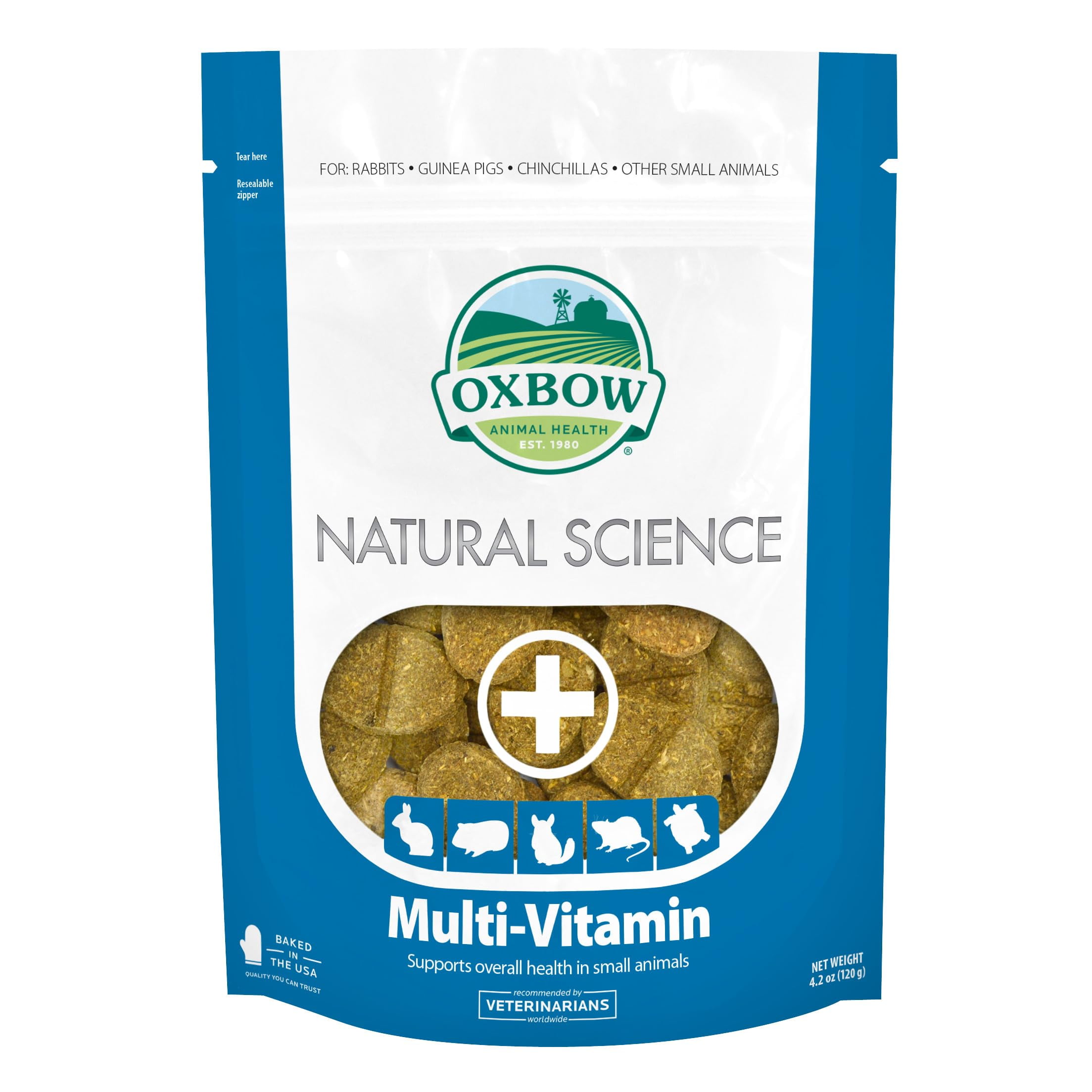 Oxbow Animal Health Natural IRF13 Science Multi-Vitamin, High ...