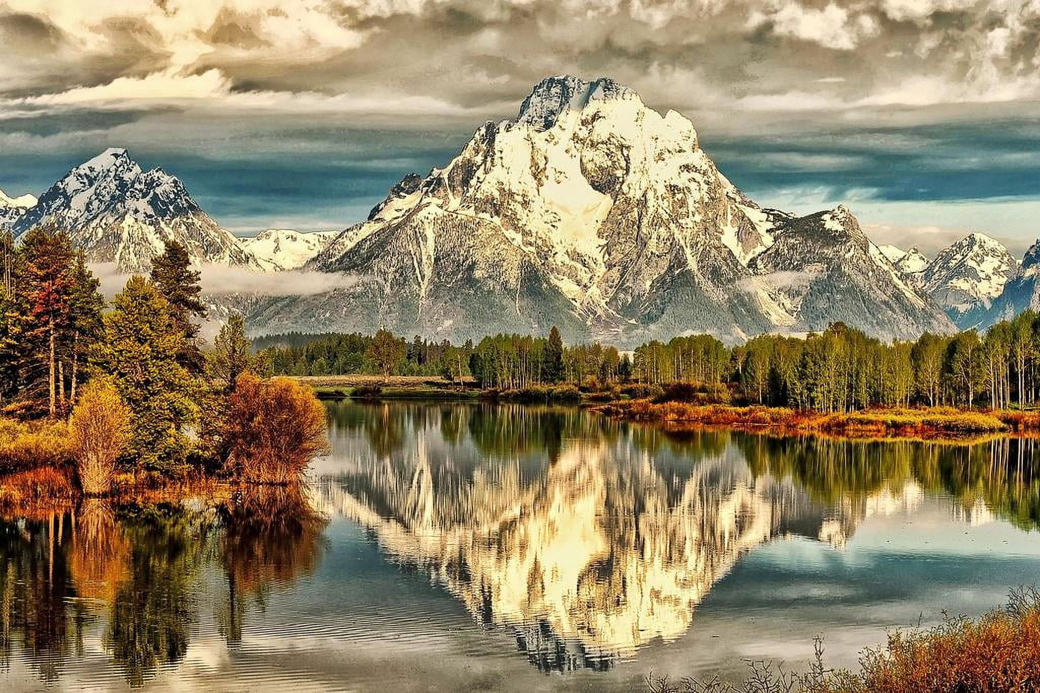 Oxbow Bend Clouds Grand Teton National Park Photo Photograph Cool Wall ...
