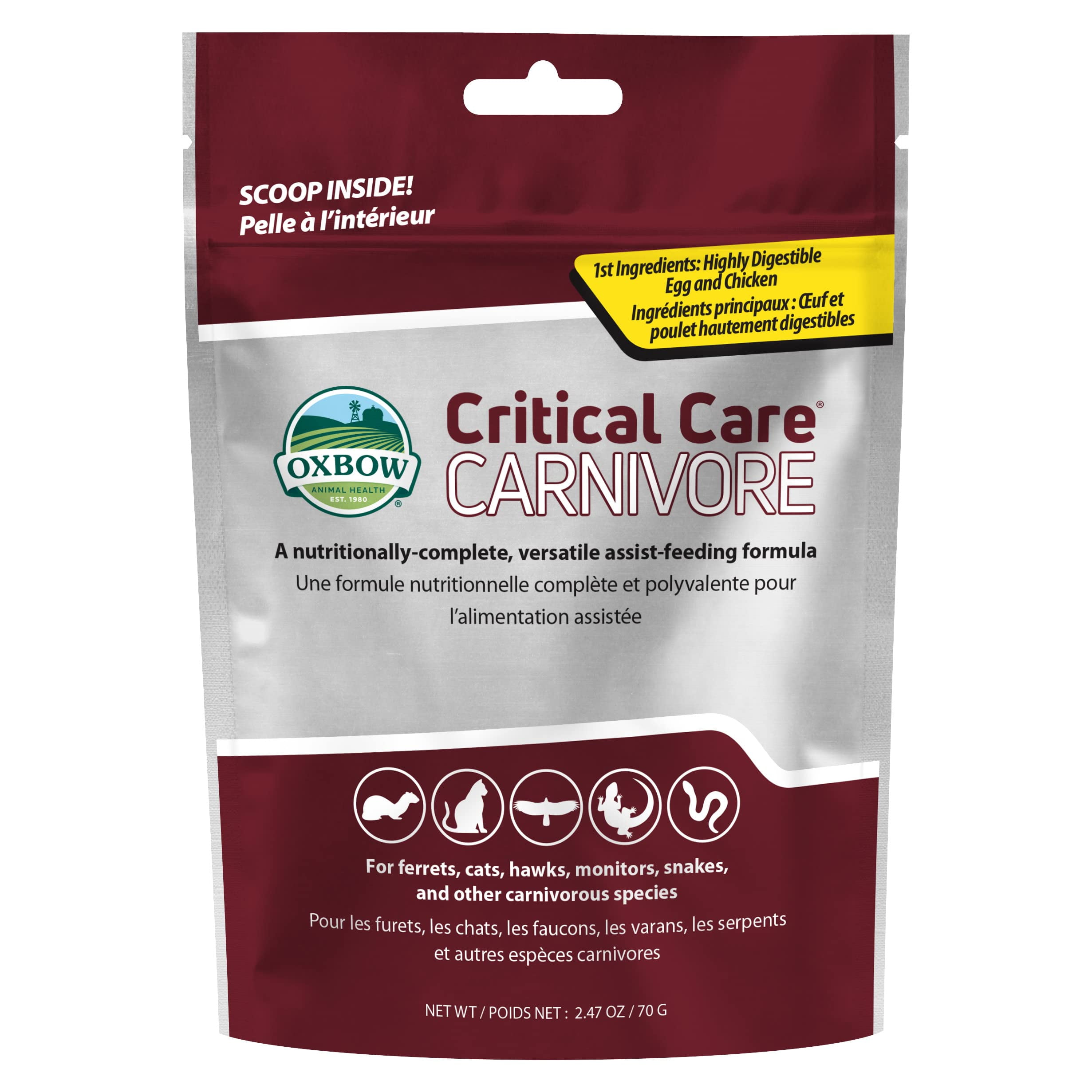 Oxbow Critical Care Carnivore MMF7 - Nutritionally Complete Feeding ...