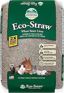 Oxbow Eco Straw Pelleted Wheat Straw Litter for Small Animals- Dust ...