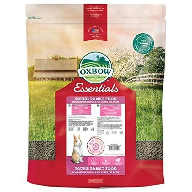 Oxbow Essentials Dry Young Rabbit Food, 25 lbs. - Walmart.com