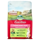 Oxbow Animal Health Young Rabbit Food 5 lbs with High Fiber Alfalfa Hay ...
